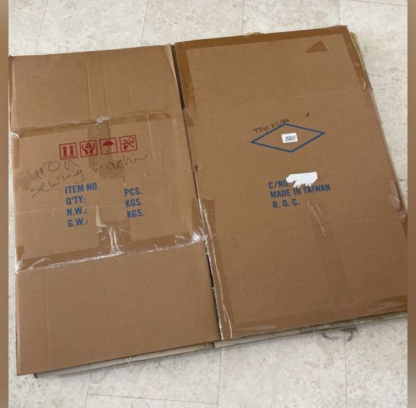 Used carton boxes for moving house, Furniture & Home Living, Home ...