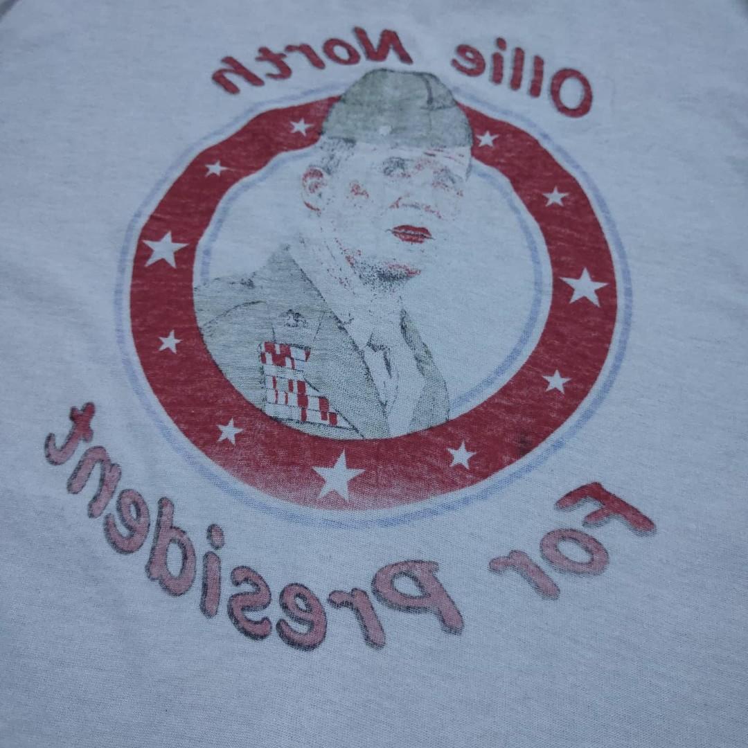 VINTAGE OLLIE NORTH FOR PRESIDENT, Men's Fashion, Tops & Sets, Tshirts ...