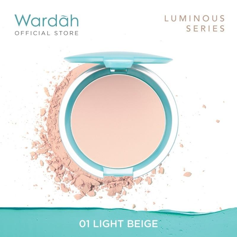 Wardah Compact Powder Light Beige, Kesehatan & Kecantikan, Rias Wajah ...