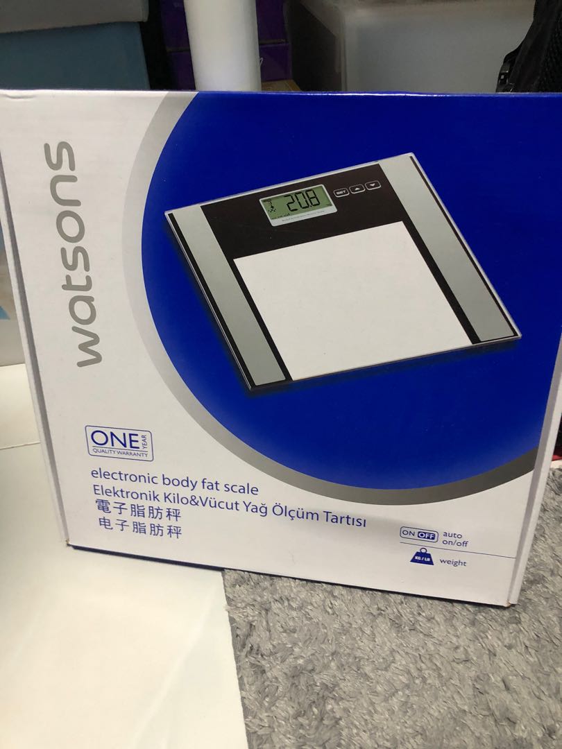Watsons Electronic Body Fat Scale, Health & Nutrition, Health Monitors ...