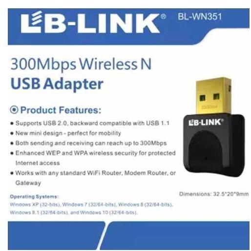 Wifi USB Dongle / Adapter LB-Link 300Mbps, Computers & Tech, Parts ...