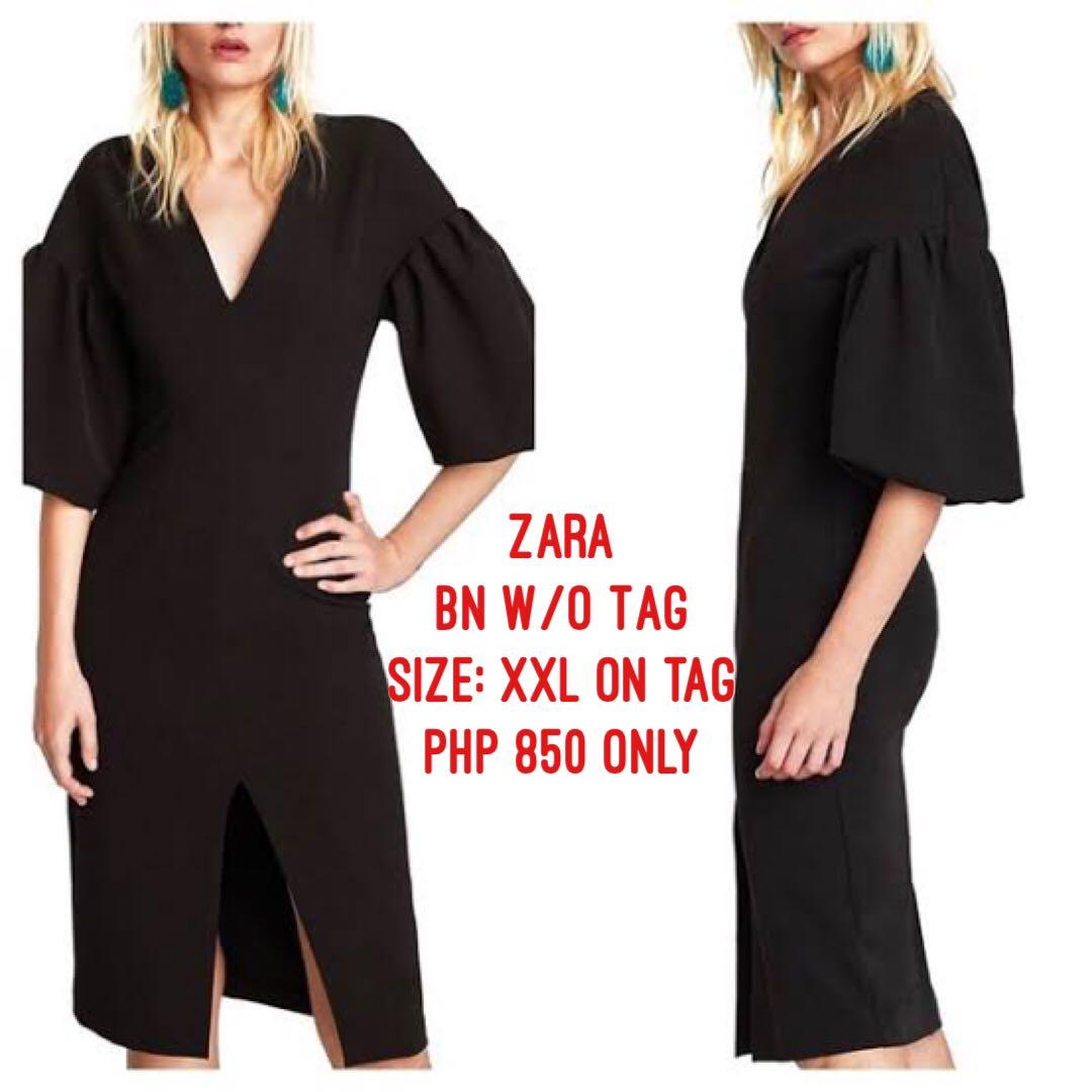 ZARA plus size elegant dress, Women's Fashion, Dresses & Sets, Dresses ...