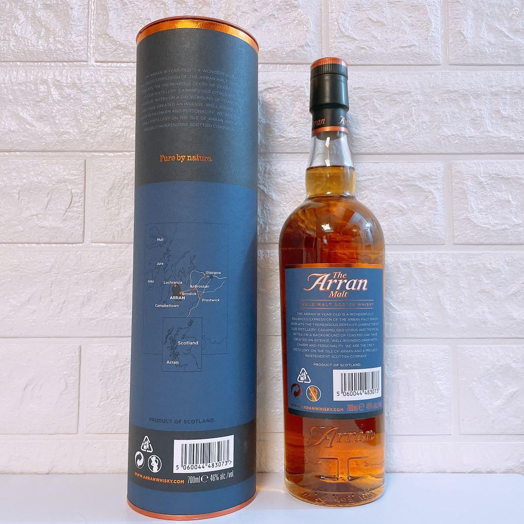 愛倫18年 單一麥芽威士忌 - Arran 18 Years Old Single Malt Scotch Whisky 700ml (舊裝), 嘢食 & 嘢飲, 酒精飲料 - Carousell