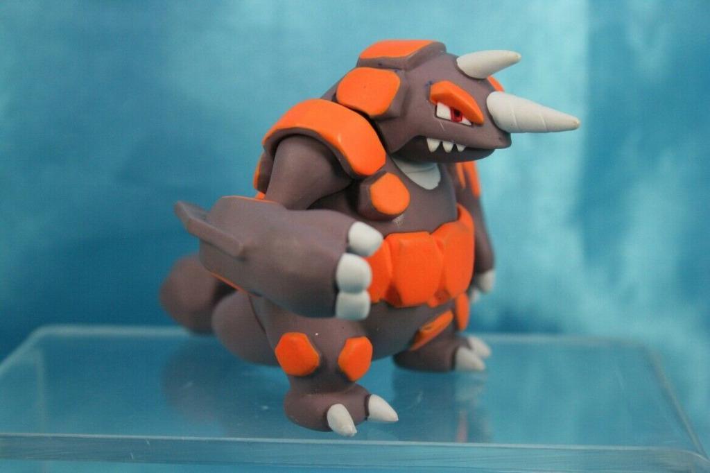 寵物小精靈 扭蛋 立體圖鑑 超甲狂犀 Tomy Takara Pokemon Zukan DP6 1/40 Scale Real Figure ...