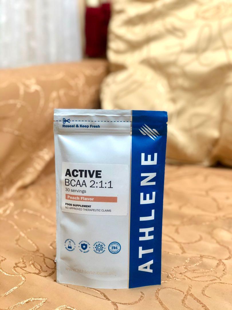 Athlene BCAA (Peach Sealed / Blue Raspberry 75% Full), Food & Drinks ...
