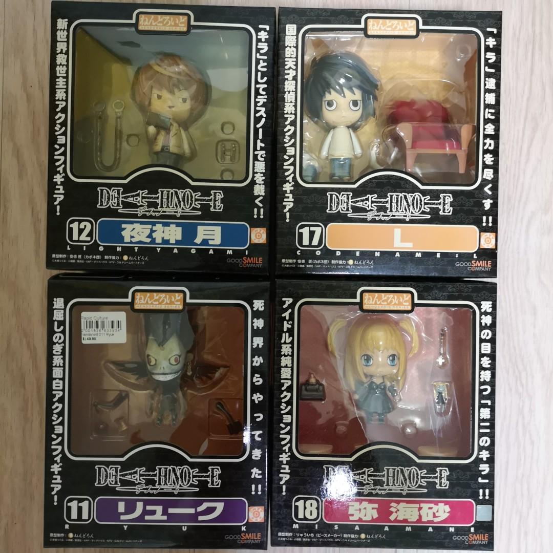 Authentic death note nendoroid set, Hobbies & Toys, Toys & Games on ...
