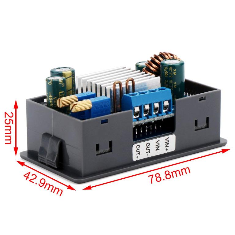 Buck Boost Module, DROK DC 5V-30V to 0.5V-30V Adjustable Voltage ...