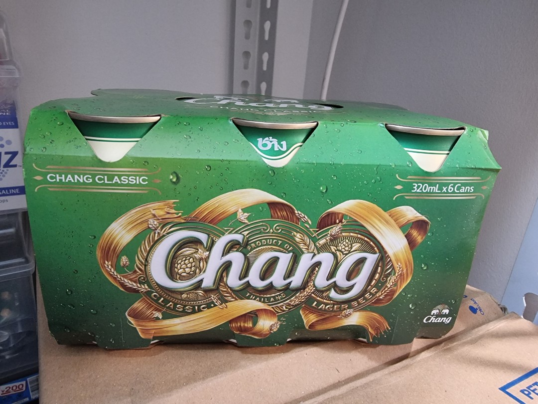 Chang Beer Classic 330ml Can 6'S Pack, Food & Drinks, Alcoholic ...