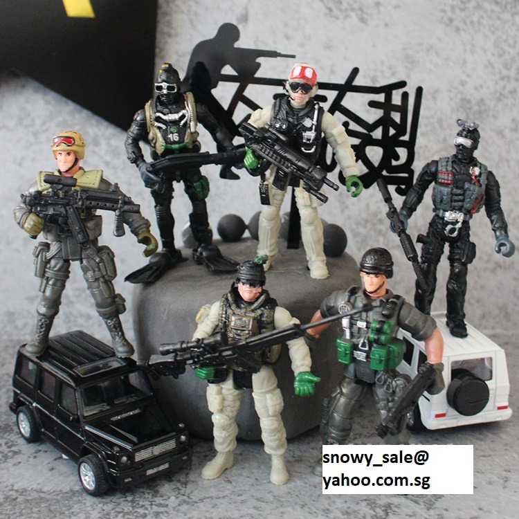Counter-Strike / Counterstrike / SWAT / Army / Soldier Figurines / Cake ...