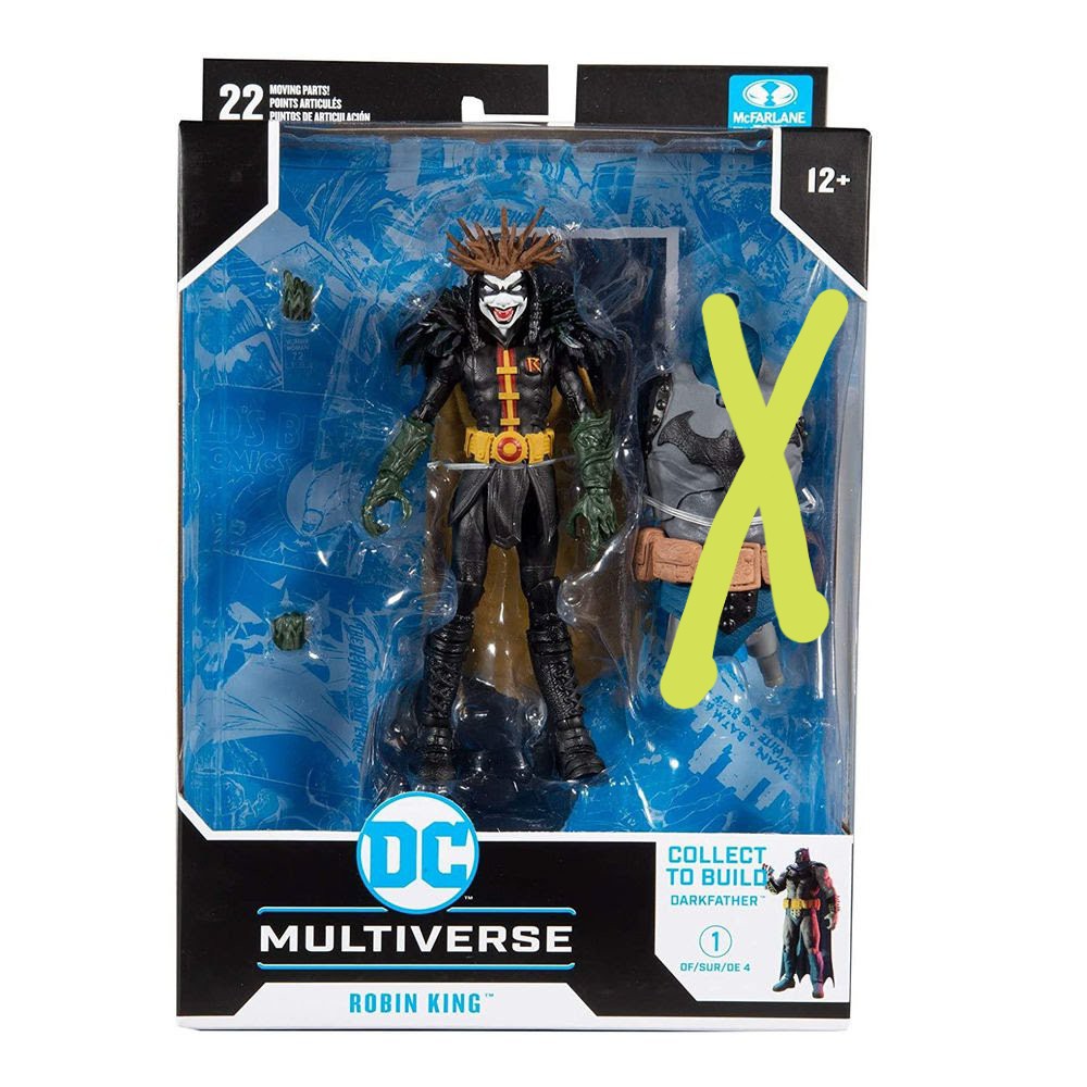 DC MacFarlane multiverse justice league dark knight 蝙蝠俠 robin king 羅賓 ...