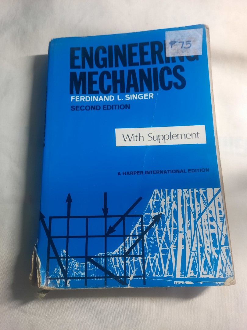 Engineering Mechanics by Ferdinand L. Singer, Hobbies & Toys, Books ...