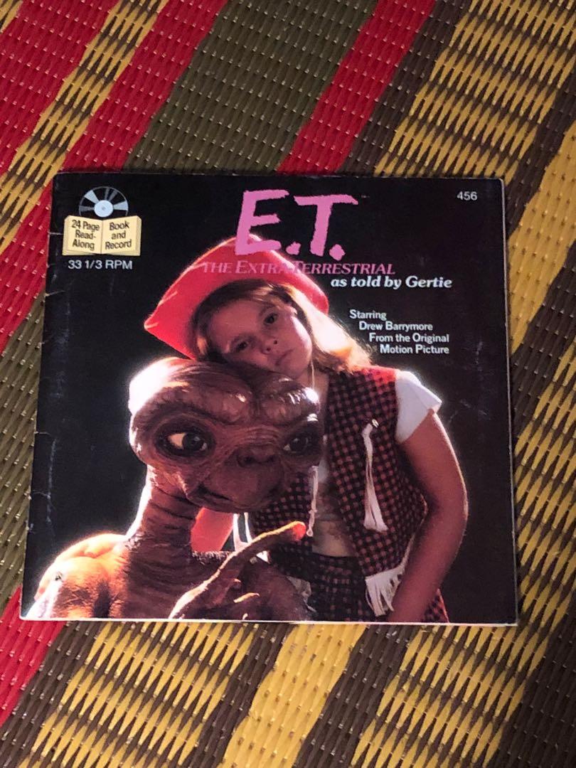 ET the extraterrestrial vintage read along book and record as told by ...