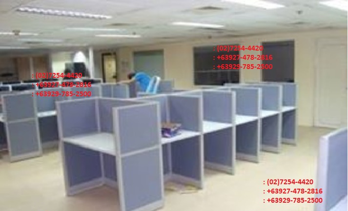 FISH BONE CUBICLE TABLE OFFICE PARTITION, Furniture & Home Living ...