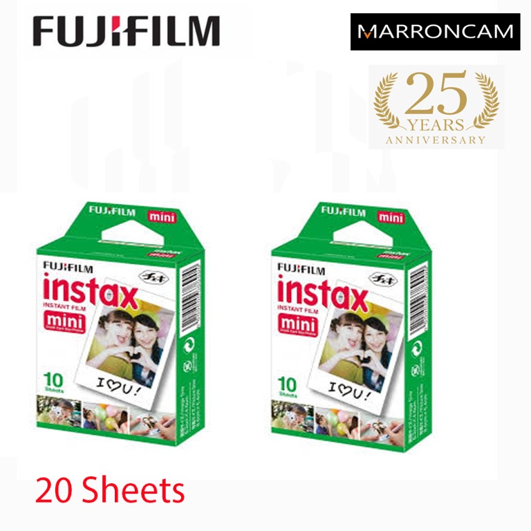 Fujifilm Instax mini film 20 SHEETS( 2026 ONWARDS), Photography ...