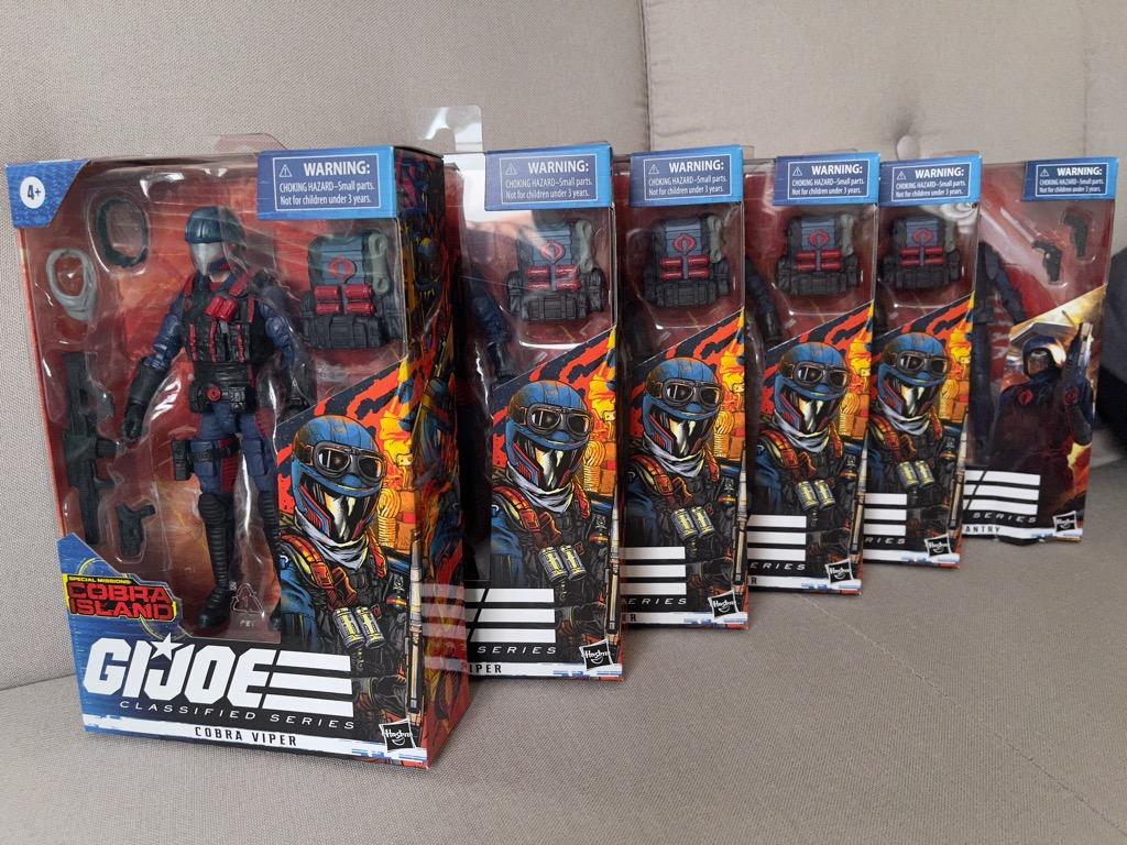 Hasbro GI Joe Classified Series Cobra Island Cobra Viper, Hobbies ...