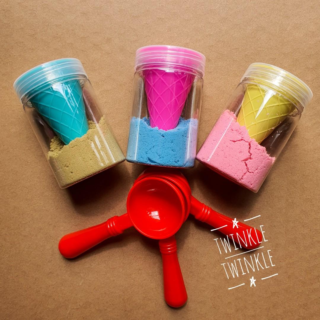 Ice-cream Sensory Magic Sand Play Set / Customised Party Pack ...