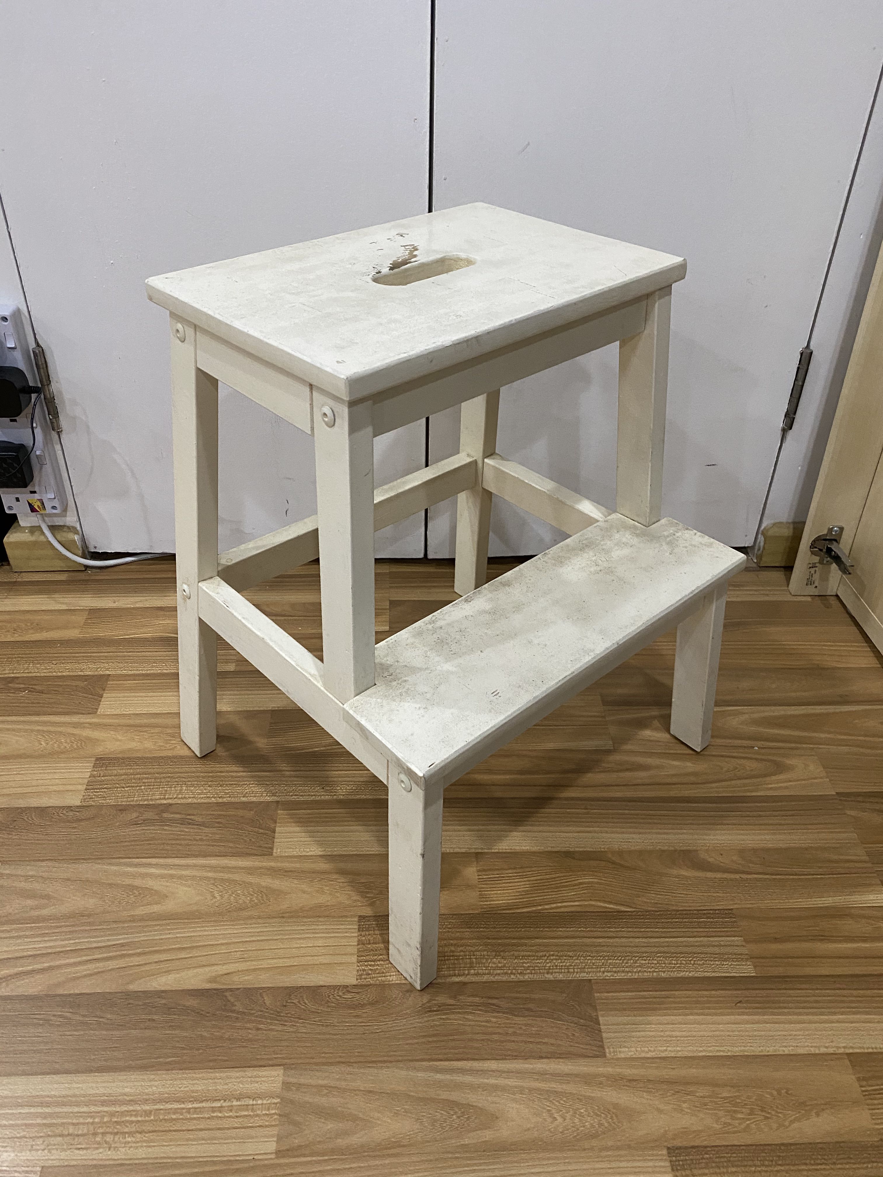 IKEA Bekvam Step Stool in white, Furniture & Home Living, Home ...