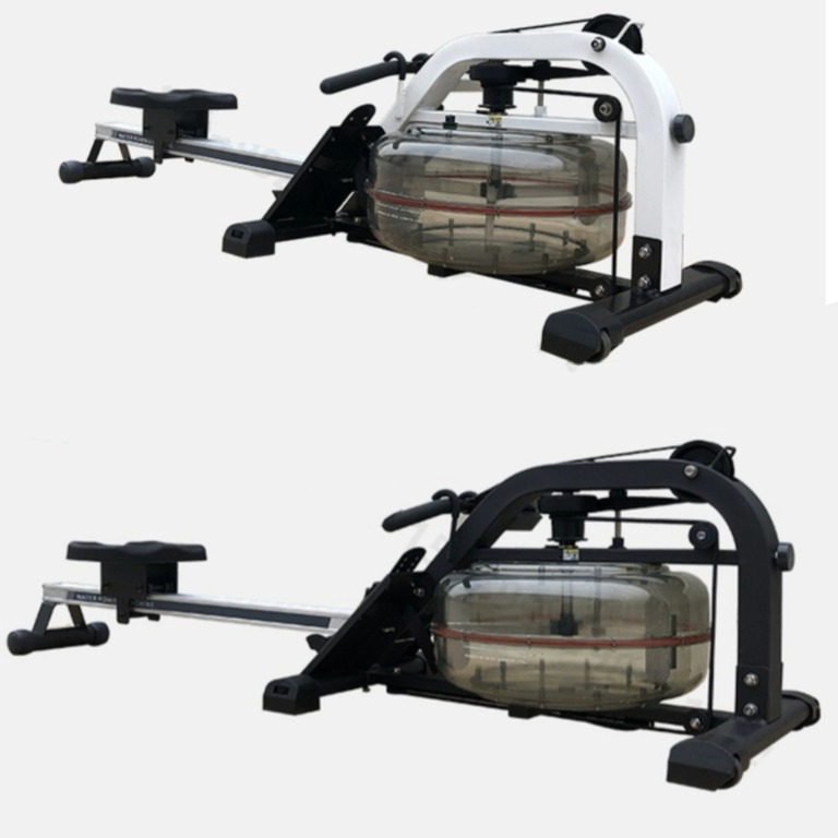 Indoor Water Rower Machine with LED Tracking Screen, Sports Equipment ...