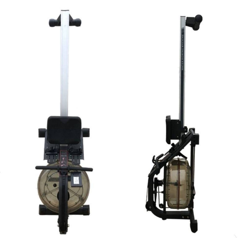 Indoor Water Rower Machine with LED Tracking Screen, Sports Equipment ...