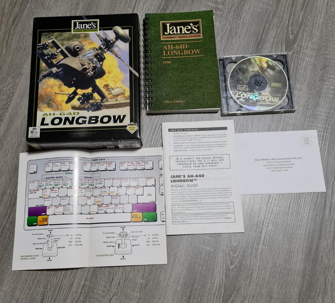Janes Longbow AH64 Flight Simulator Collectors, Hobbies & Toys, Toys ...