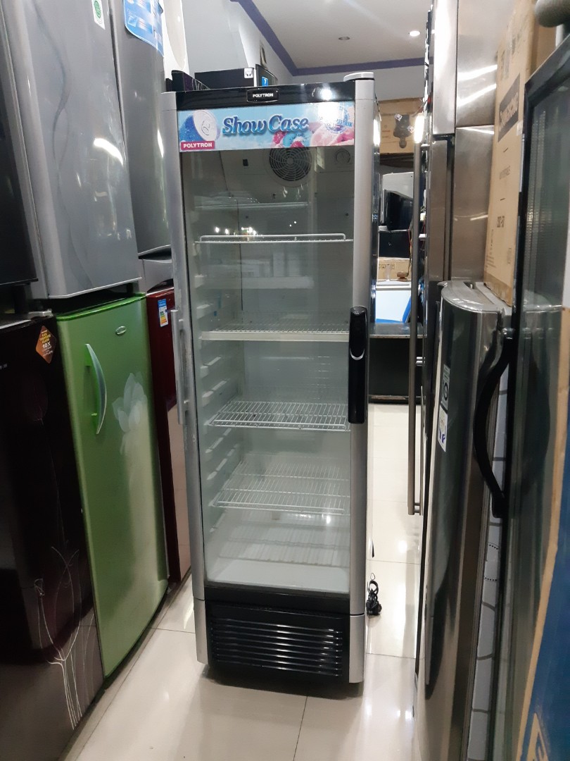 Kulkas Showcase Polytron 4 rak Jumbo, sehat, siap pakai, Kitchen ...