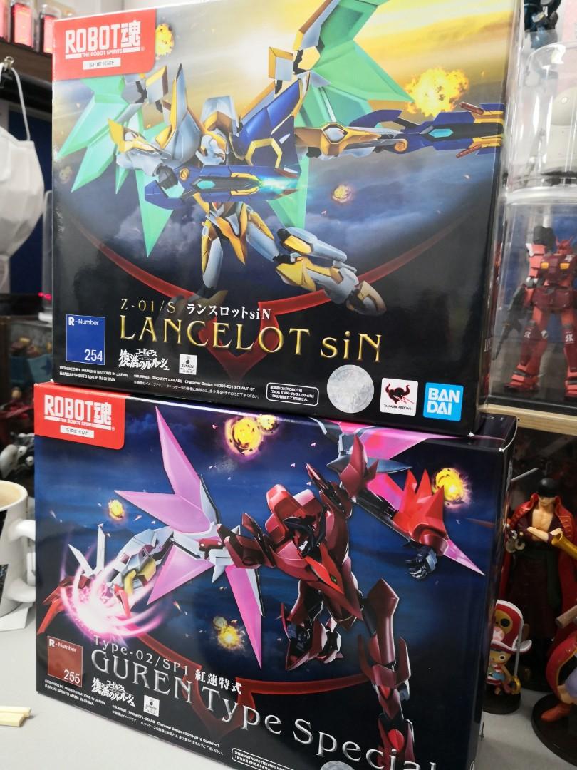 日版全新robot魂 Code Geass Lancelot sin, 紅蓮特式2盒, 興趣及遊戲, 玩具 & 遊戲類 - Carousell