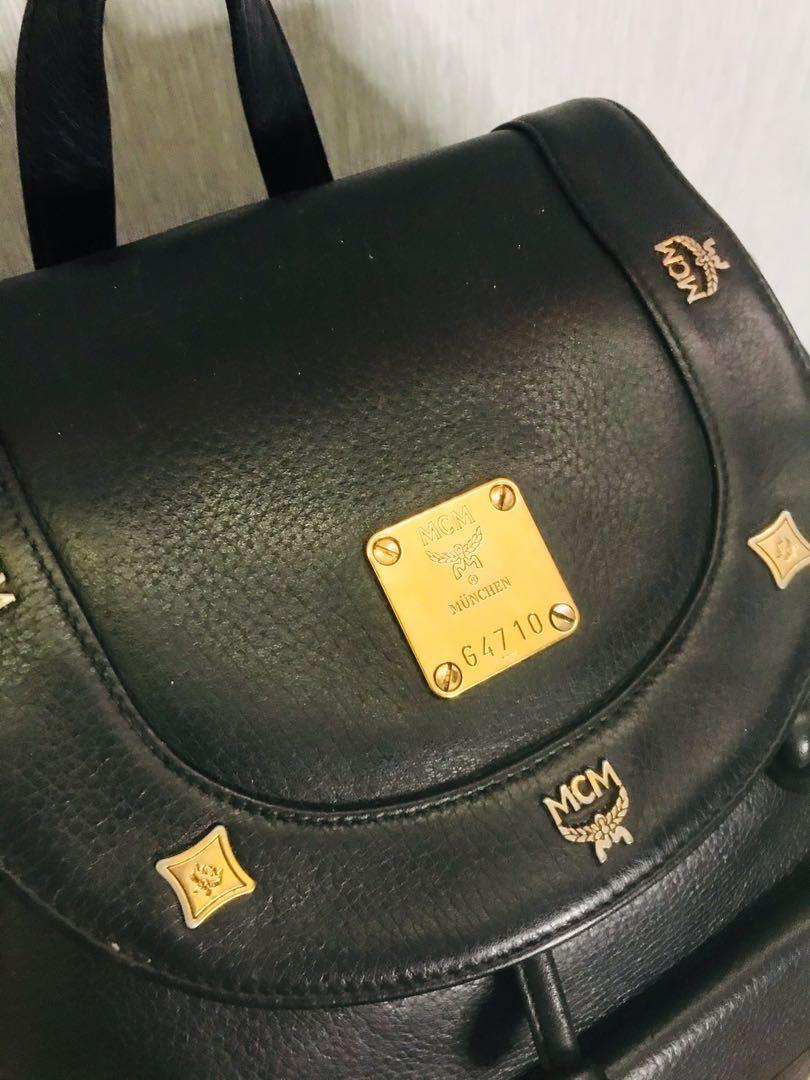 MCM vintage Germany backpack AUTHENTIC, Luxury, Bags & Wallets on Carousell