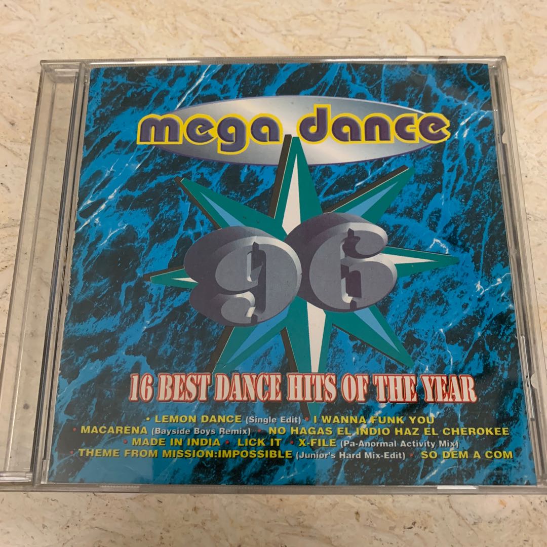 Mega Dance 96 16 Best Dance Hits Of The Year CD, Hobbies & Toys, Music ...