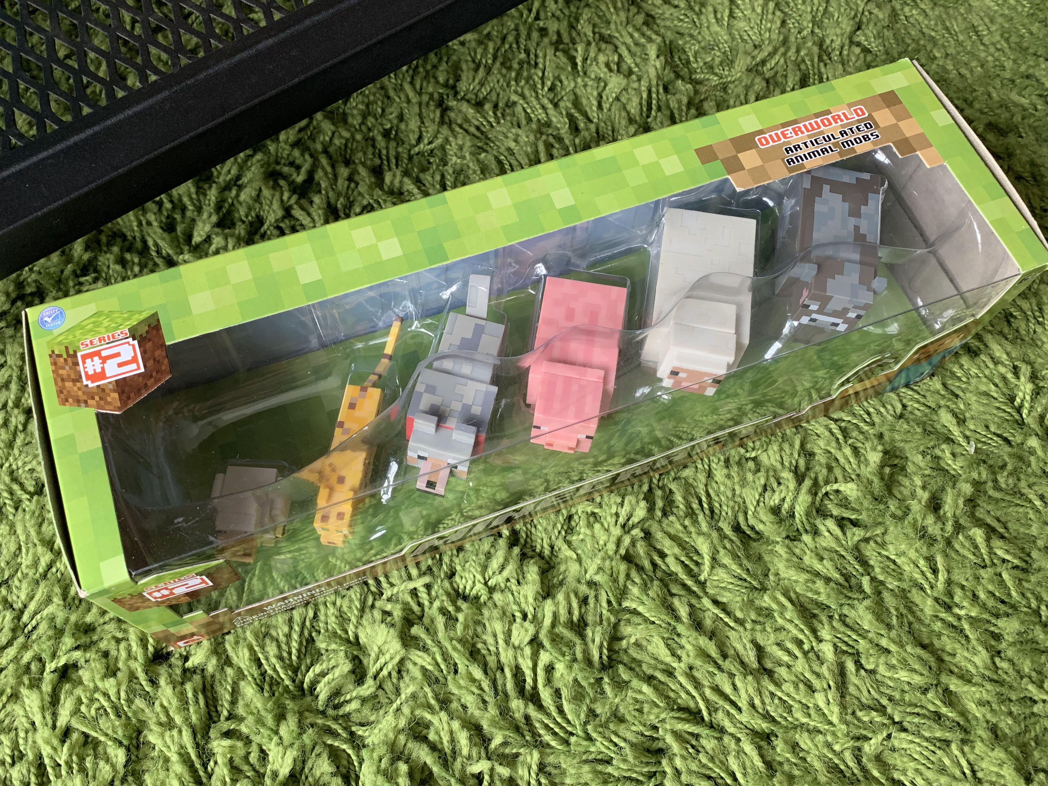 Minecraft Articulated Animal Mobs Figures, Hobbies & Toys, Toys & Games ...