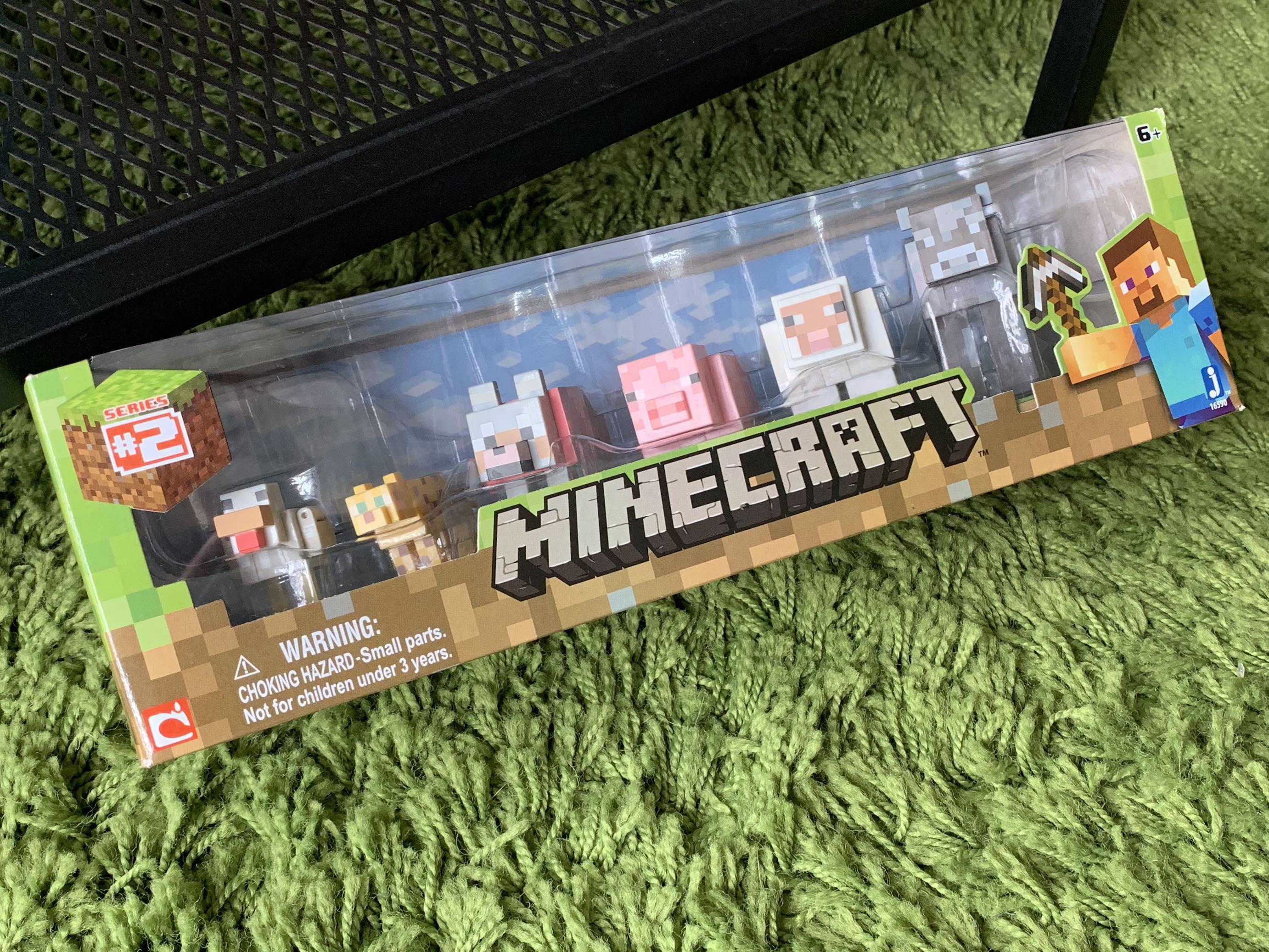 Minecraft Articulated Animal Mobs Figures, Hobbies & Toys, Toys & Games ...