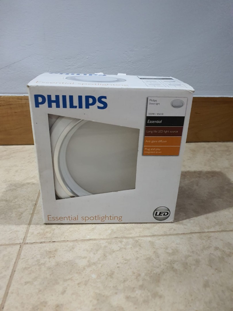 Philips downlight (circular), Furniture & Home Living, Lighting & Fans ...