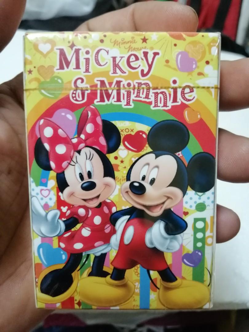 Playing card mickey mouse, Hobbies & Toys, Toys & Games on Carousell