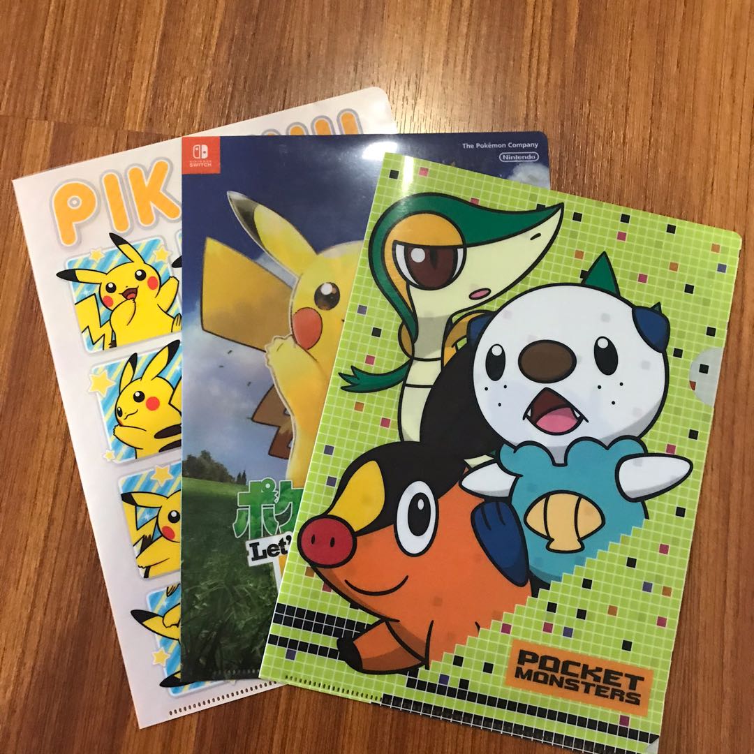 Pokemon files (3 for RM20), Hobbies & Toys, Stationery & Craft ...