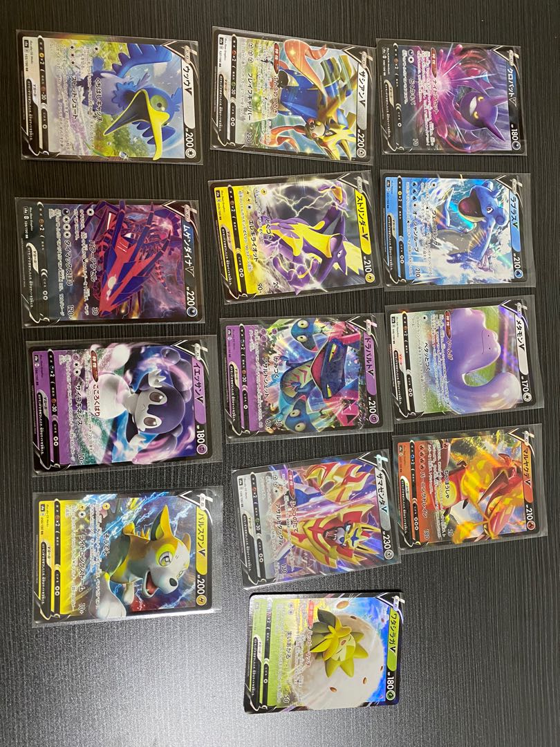 Pokemon japanese V cards, Hobbies & Toys, Toys & Games on Carousell