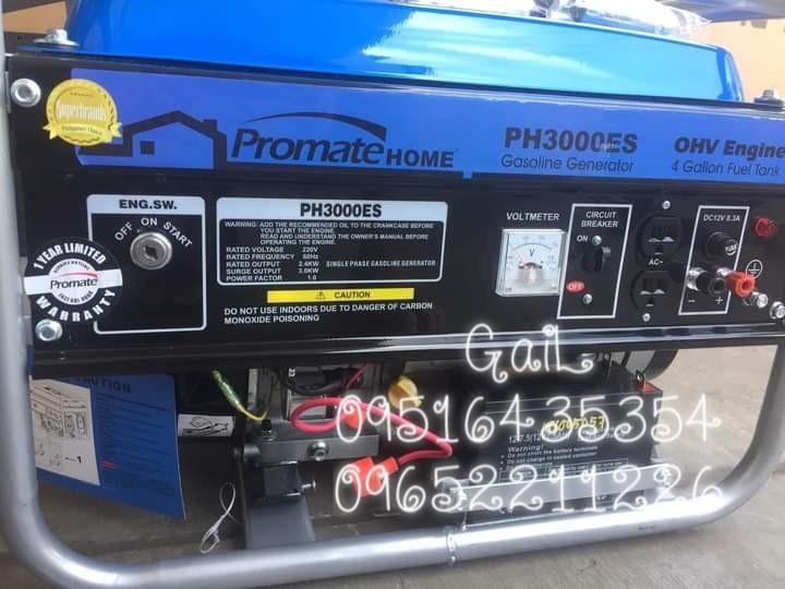 PROMATE 3000W Electric Start Gasoline Generator, Commercial ...