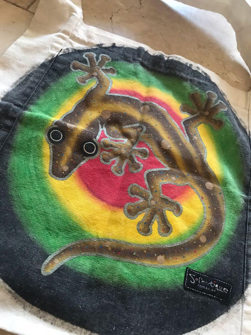 Boracay bag with gecko rasta, Women's Fashion, Bags & Wallets, Beach ...