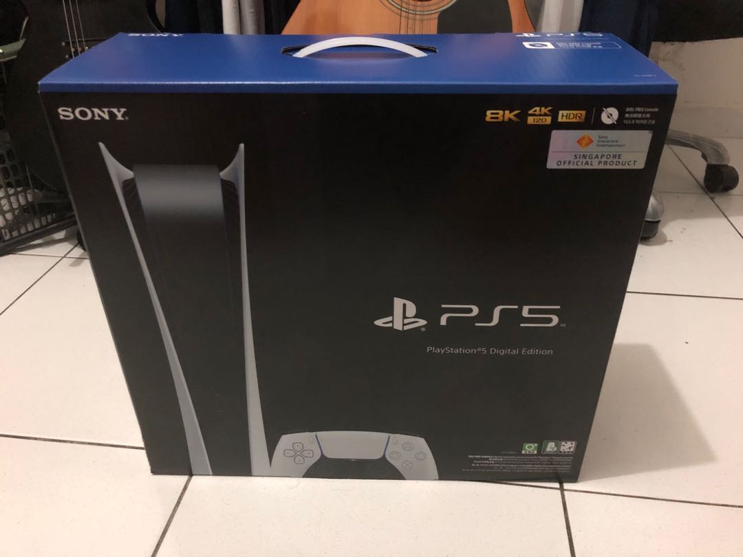 Sony PS5 Digital Version, Video Gaming, Video Game Consoles ...