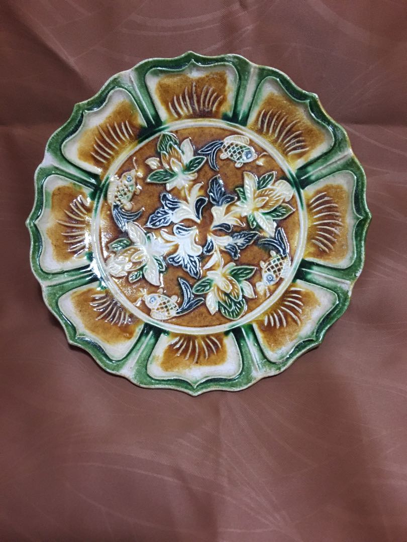 Tang Dynasty plate, Hobbies & Toys, Memorabilia & Collectibles, Vintage ...