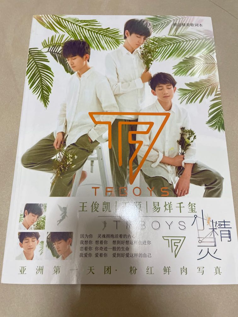 TFBOYS 雜誌寫真集 小精靈 贈隨機海報一張, 書籍、休閒與玩具, 樂器、音樂相關, CD、DVD在旋轉拍賣