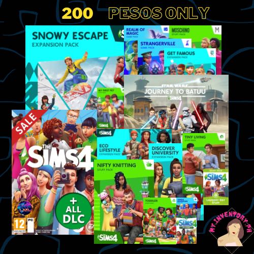 The Sims 4 Pc + All Expansion Packs (Latest update) (DLC) (For Windows ...