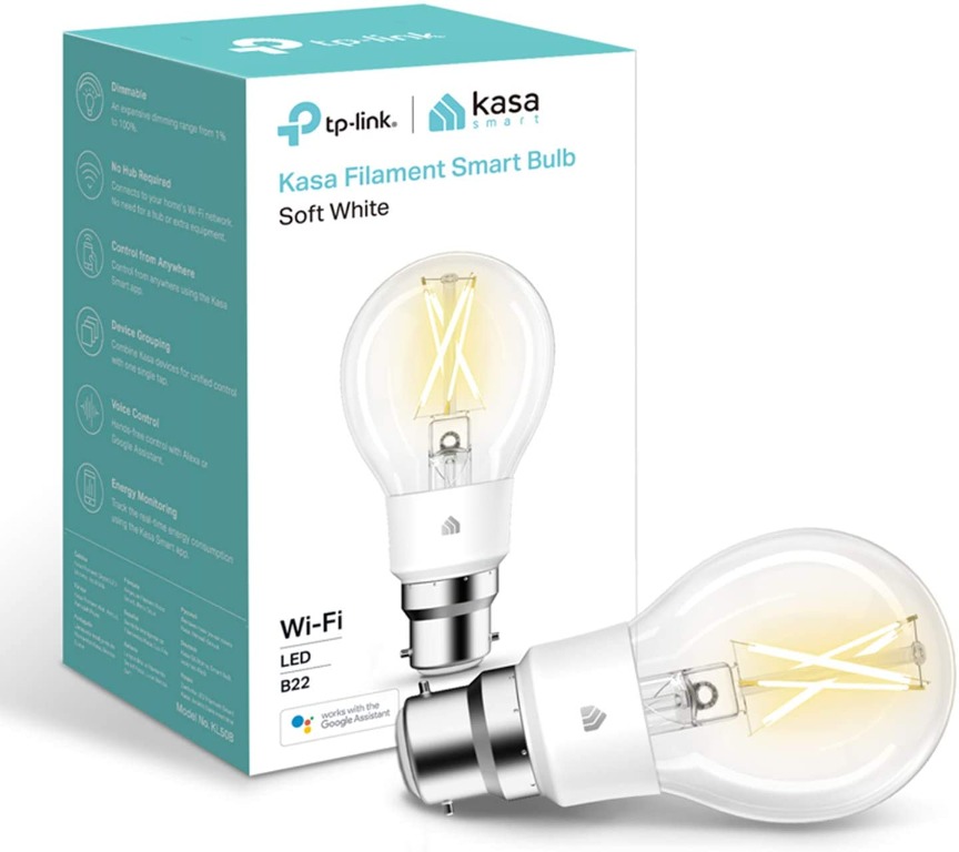 TP-Link KL50 Kasa Filament Smart Bulb, Soft White Bizgram Asia 87776955 ...
