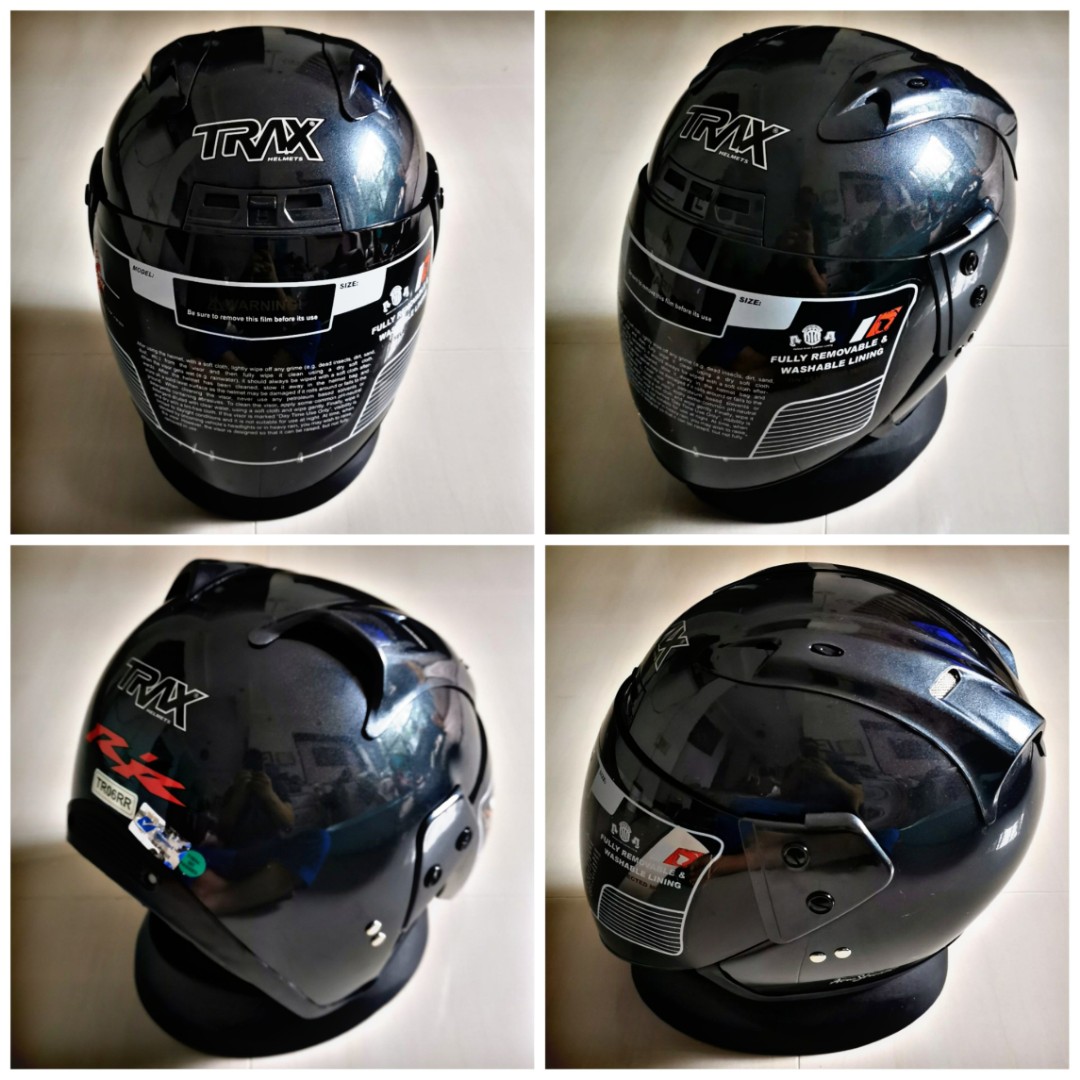 Trax Helmet, Motorcycles, Motorcycle Accessories on Carousell