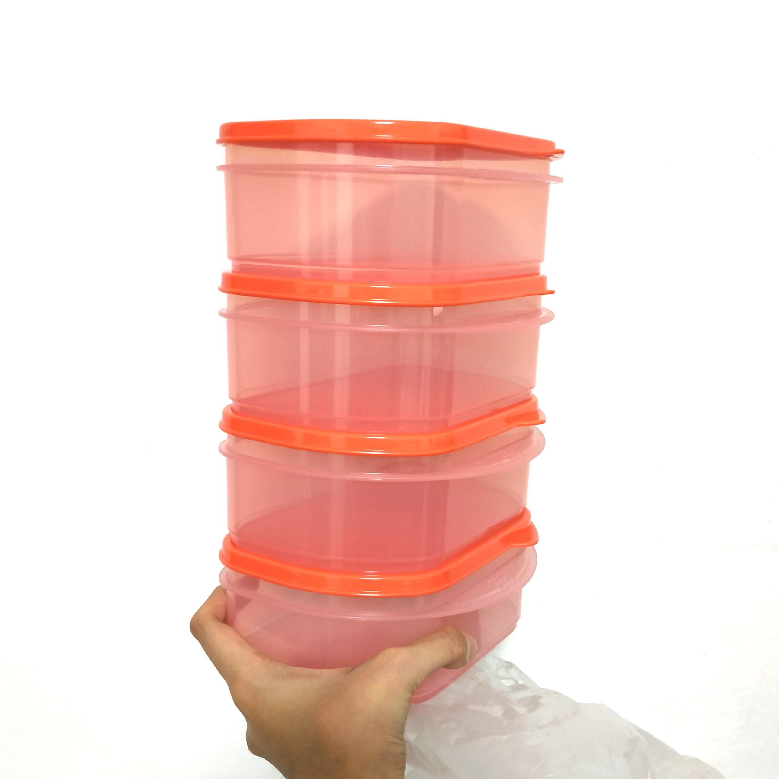 Tupperware 450 ml Stackable Half Fridge Deli Stack Em All Container ...