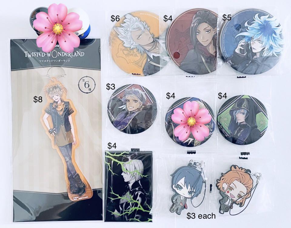 [TWST] Twisted Wonderland merchandise wafer cards metal cards shikishi ...