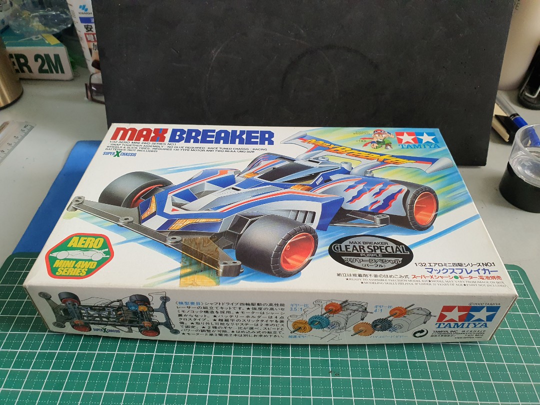 vintage 2002 tamiya mini 4WD Max Breaker clear special/Japan, Hobbies ...