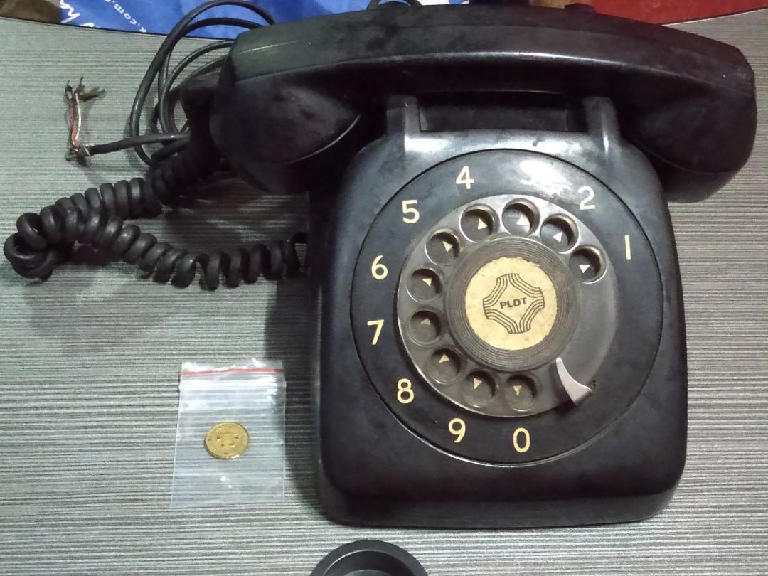 RARE VINTAGE PLDT ROTARY PHONE on Carousell