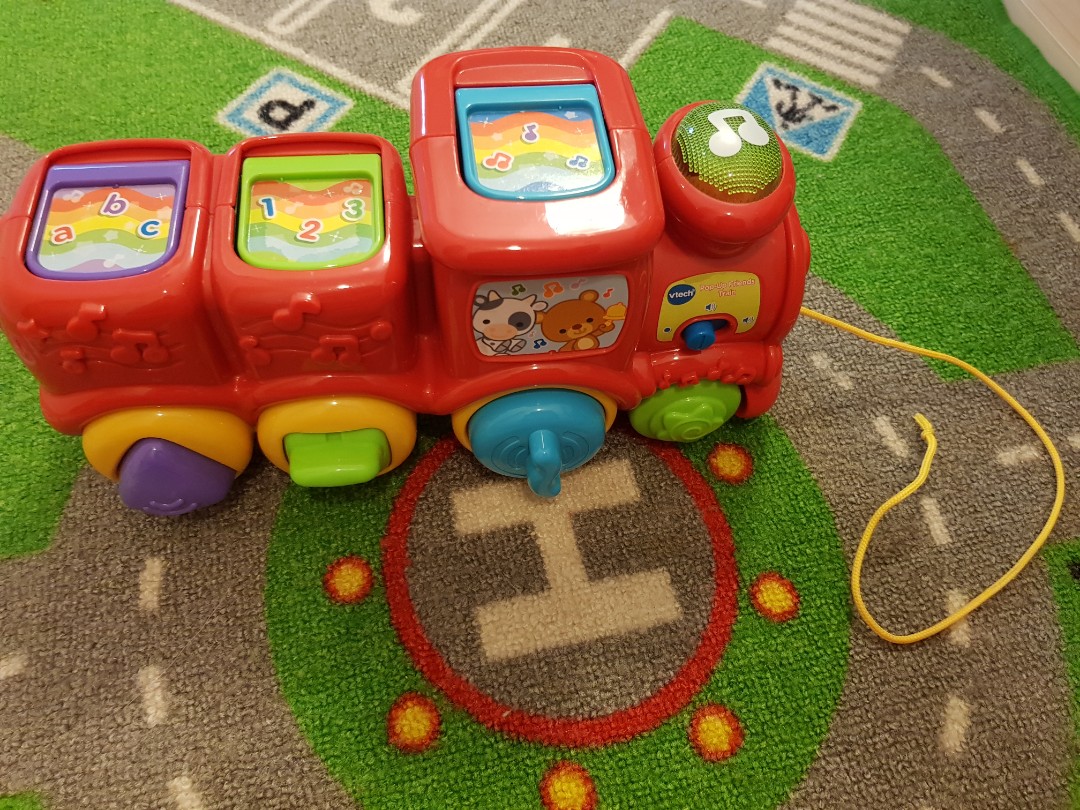 Vtech pop up friends train, Babies & Kids, Toys & Walkers on Carousell