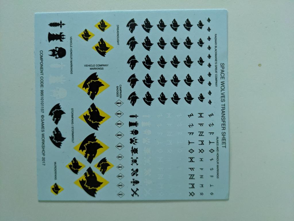 Warhammer 40k Ragnar Blackmane Space Wolves, Hobbies & Toys, Toys ...