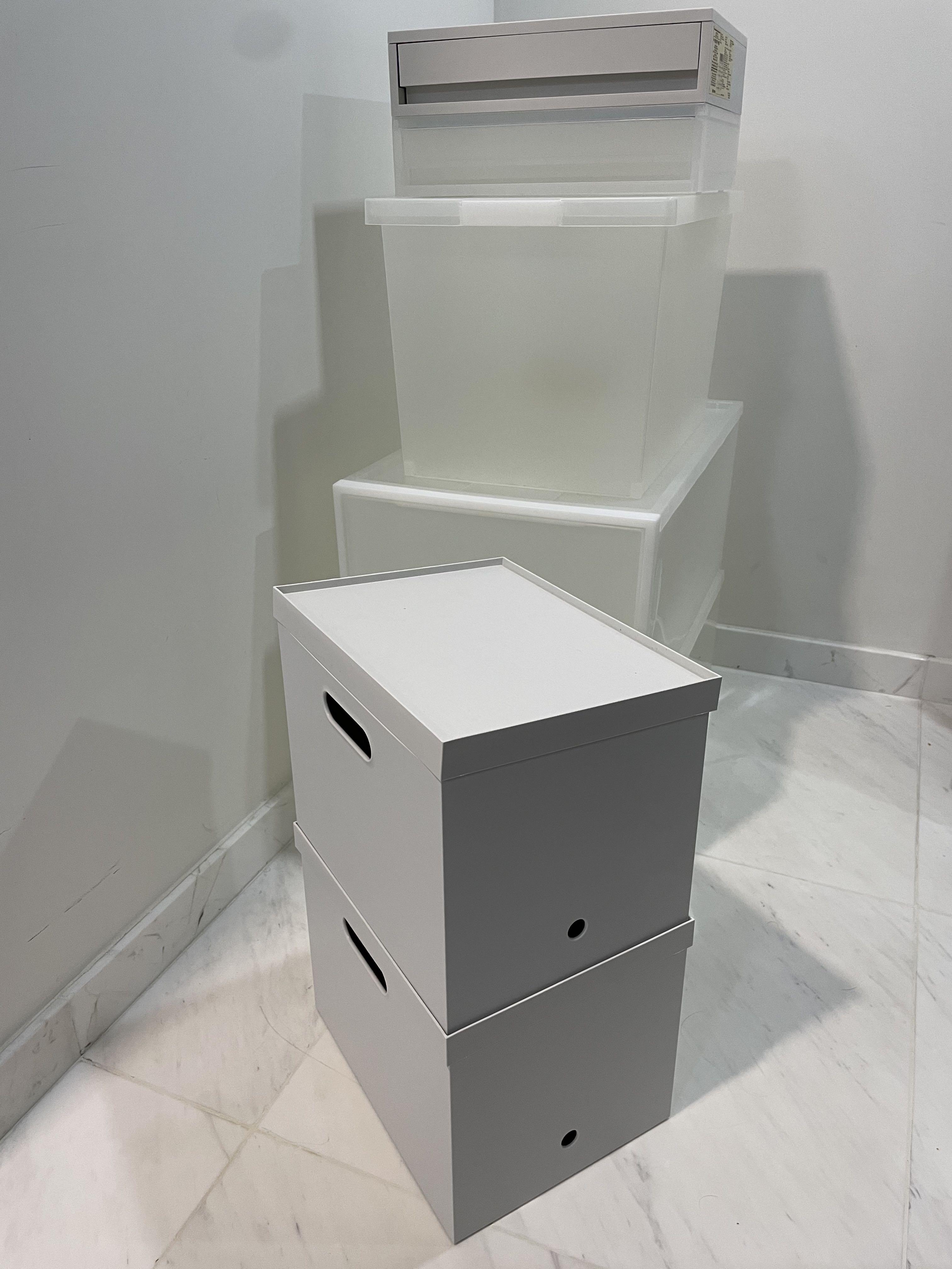 All 11 items; one price - MUJI drawers shelves cabinet + MUJI Boxes ...