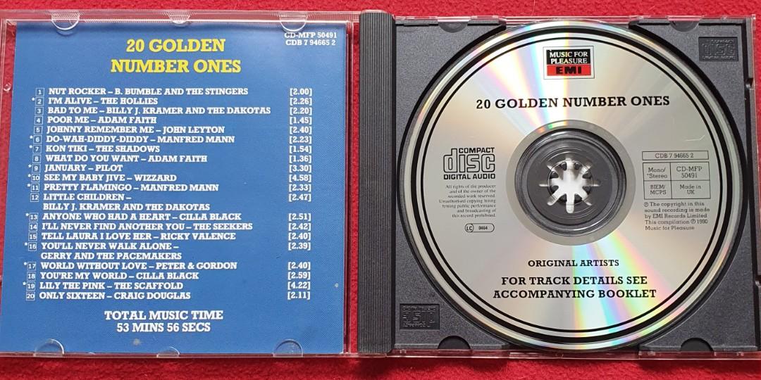 20 GOLDEN NUMBER ONES CD, Hobbies & Toys, Music & Media, CDs & DVDs on ...